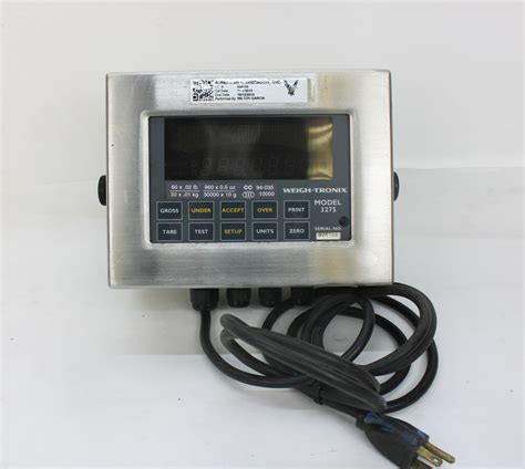 Weigh Tronix 3275 Scale Head 115 Vac 0 3a 50 60 Hz