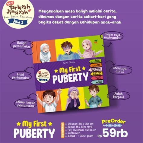 Jual My First Puberty Untuk Usia 10 Masa Puber Shopee Indonesia