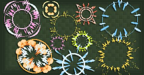 Super Pixel Impact Fx Pack 1 2d Textures And Materials Unity Asset Store