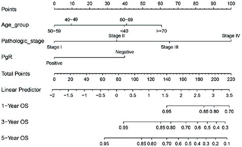 Nomogram Based On Our Cox Regression Model Os Overall Survival