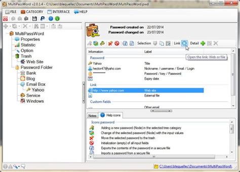 Multipassword Home Page Personal Password Manager