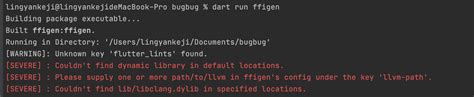 Couldnt Find Dynamic Library In Default Locations In Macos · Issue 287 · Dart Langnative · Github