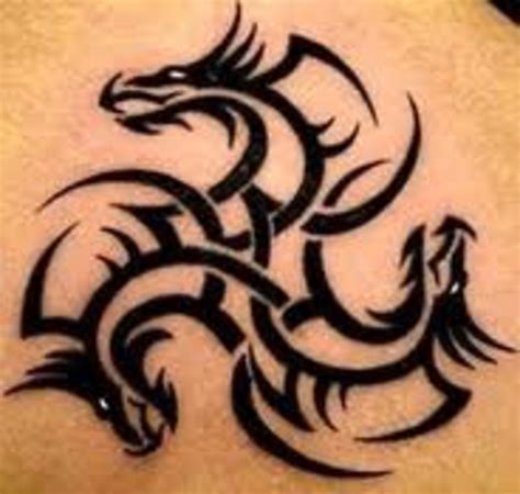 Tribal Dragon Tattoos Designs