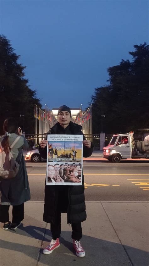 🇲🇳Иргэн Г🅰️Н 🅾️ЧИР On Twitter НҮБ үүдэнд ингээд наачихлаа Монгол улсад дайныг эсэргүүцсэн