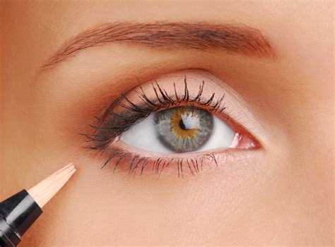 Applying Eye Makeup Diagram