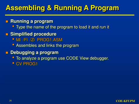 PPT 8086 Assembly Language Programming PowerPoint Presentation Free