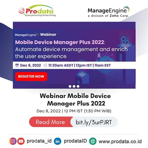 Prodata Sistem Teknologi On Linkedin Manageengine Prodata Softskill Onlinecourse Event