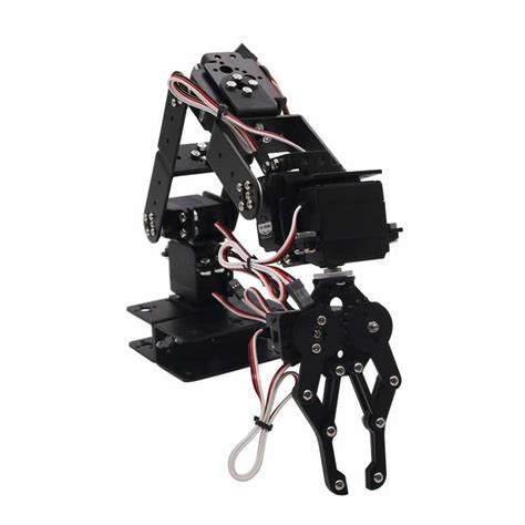 6 Dof Aluminium Robotic Arm Kit For Arduino Robotics And Clamping Oem