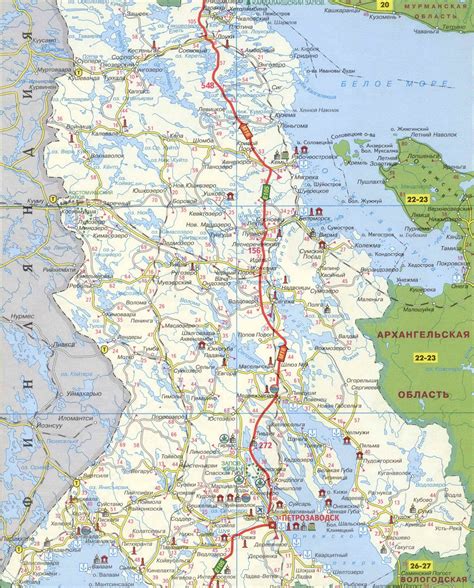 Карта Республики Карелия Россия на русском языке расположение на карте мира с городами метро