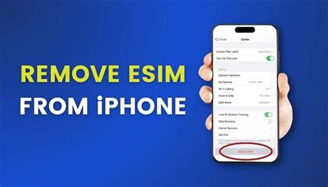 How Do I Erase Or Delete ESIM From An IPhone