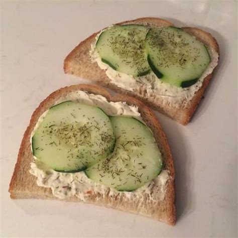 Creamy Dill Cucumber Toasties Recipe