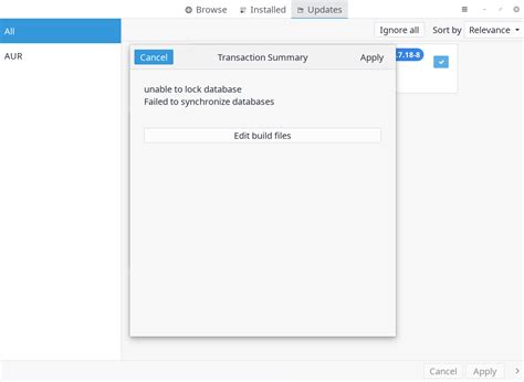 pamac gui can t update python2 aur manjaro linux forum