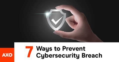 Ways To Prevent Cybersecurity Breach AXO Technologies
