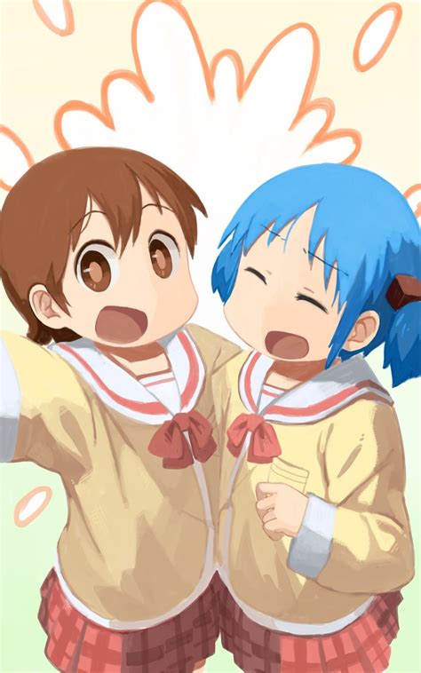 Naganohara Mio And Aioi Yuuko Nichijou Drawn By Nishimura Prism Engine Danbooru