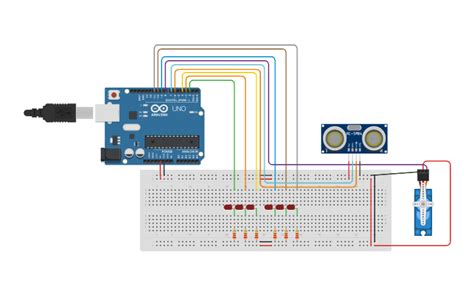 Circuit Design Sensor De Distancia Juan Felipe Lopez Tinkercad