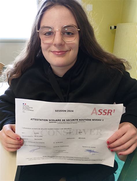 Remise Des Attestations Assr Unité Denseignement Ime Acais