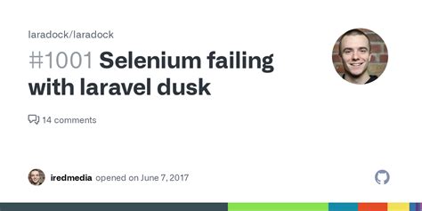 Selenium Failing With Laravel Dusk · Issue 1001 · Laradocklaradock