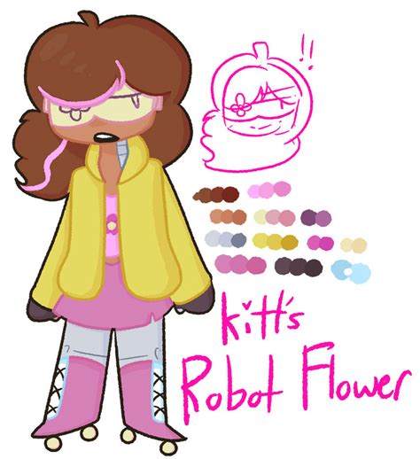 Robot Flower Bfb Humanization By Kittkattea On Deviantart