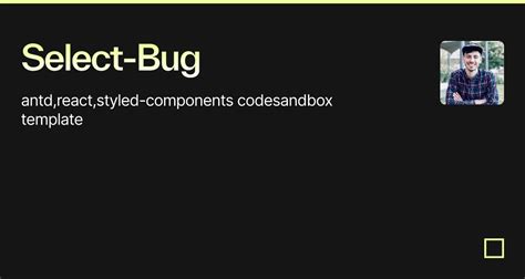 Select Bug Codesandbox