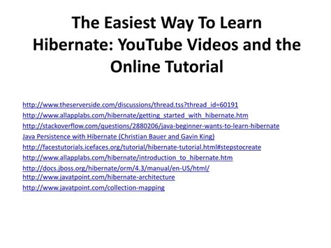 PPT Getting Started With Hibernate Easy Tutorial For Beginners PowerPoint Presentation ID