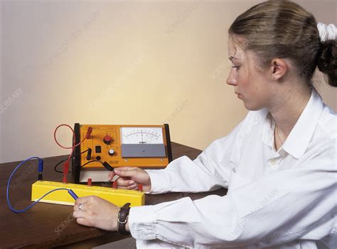 Electrical Conductivity Test Stock Image A250 0127 Science Photo