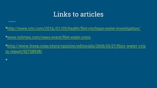 Flint Water Crisis Presentation Pdf