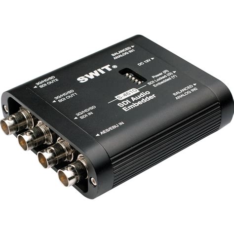 Swit Portable Sdi Audio Embedder S 4610 Bandh Photo Video
