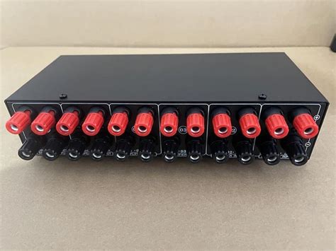 Passive Power Amplifier Selector Speaker Switch Lossless 4 Amp In 2