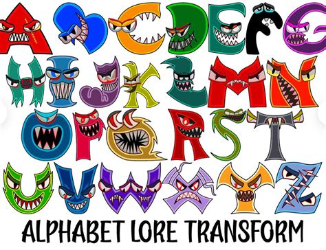 Alphabet Lore Transform In 2024 Alphabet Art Transformations
