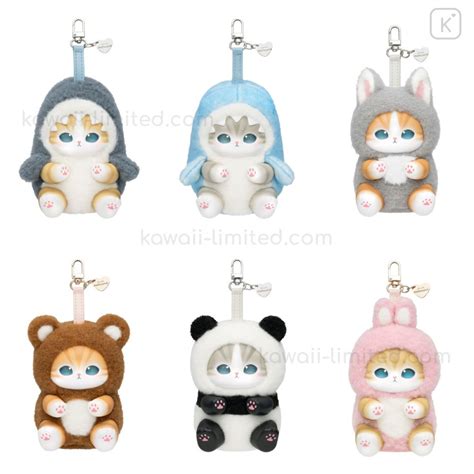 Japan Mofusand Secret Mascot Keychain Kiramekko Fluffy Cat Blind Box