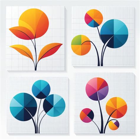 Abstract Colorful Geometric Background Premium Ai Generated Vector