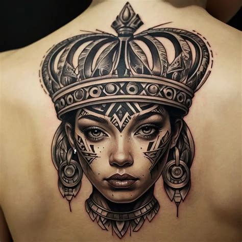Queens Crown Tattoos Meaning Symbolism And 120 Designs Hbtat2