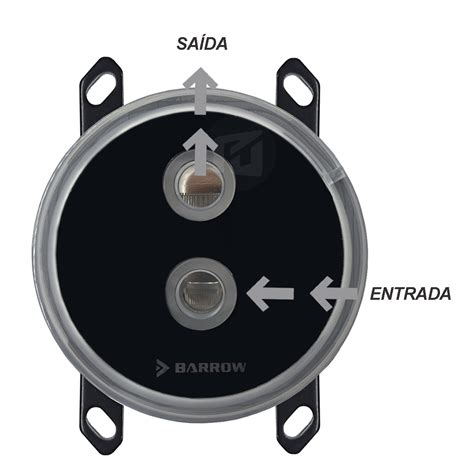 Cpu Block Amd Barrow Ltyba 04 V2 Rgb Para Water Cooler Custom Power Up Water Cooler De