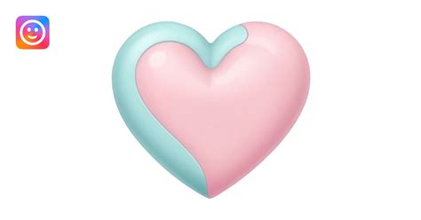Pastel Heart Emoji Ai Emoji Generator