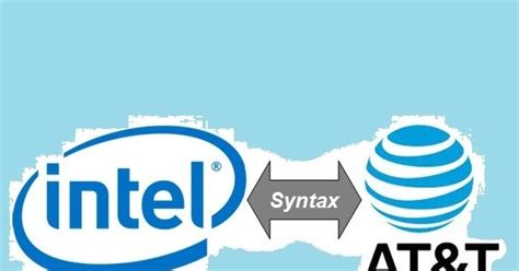 Assembly Syntax Intel Vs Atandt