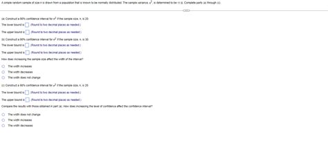 Solved The Width Increases The Width Decreases The Width Chegg Com