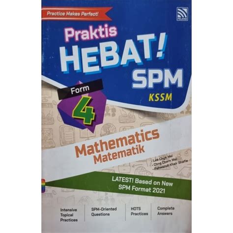 Praktis Hebat Spm Kssm Mathematics Form 4 Shopee Malaysia