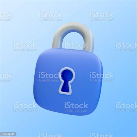 3d 최소 보안 시스템 개념입니다 클리핑 경로가 있는 자물쇠 아이콘입니다 3d 그림입니다 0명에 대한 스톡 사진 및 기타 이미지 Istock