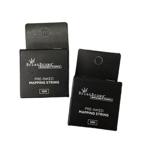 Pre Inked Mapping String Black