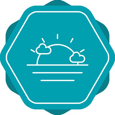 ícone Do Vetor Do Pôr Do Sol 15641160 Vetor No Vecteezy