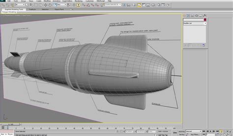 Modelling A Two Stage Missile Using 3ds Max Part 1
