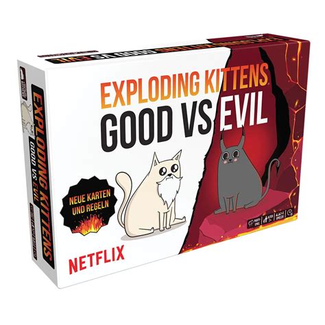 Exploding Kittens Good Vs Evil Spieletaxi De 19 99