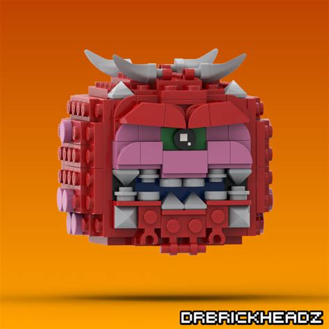 Lego Moc Cacodemon Doom 1993 Brickheadz By Drbrickheadz Rebrickable