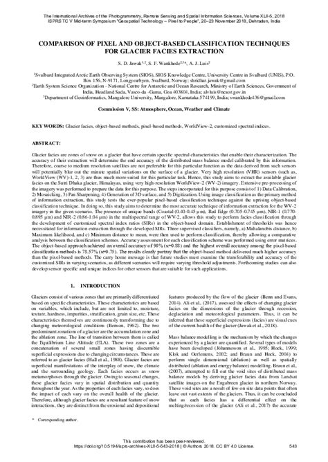 Pdf Comparison Of Pixel And Object Based Classification In Land