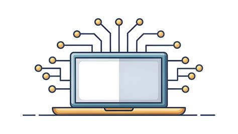 3d Flat Icon As Digital Transformation Illustration With Blank Area For Customizable Text