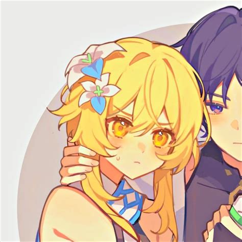 Wanderer And Lumine Gambar Anime Gambar Animasi Kartun Animasi