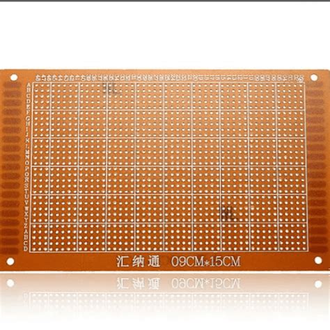 Buy 9 X 15cm Pcb Prototyping Printed Circuit Board Breadboard Universal Single Sided Diy Board