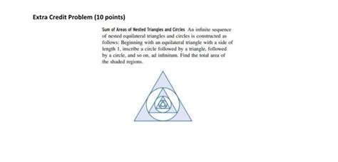 Solved Extra Credit Problem 10 Points Sum Of Areas Of