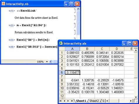 Mathematica Link For Excel Features Excellink