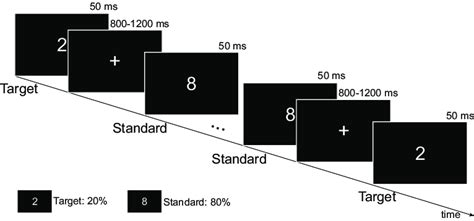 Experimental Paradigm Of The Visual Oddball Task Download Scientific